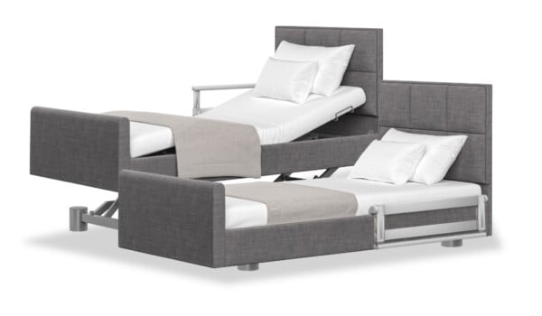 Signature Upholstered Adjustable Double Bed - Bakare® Beds